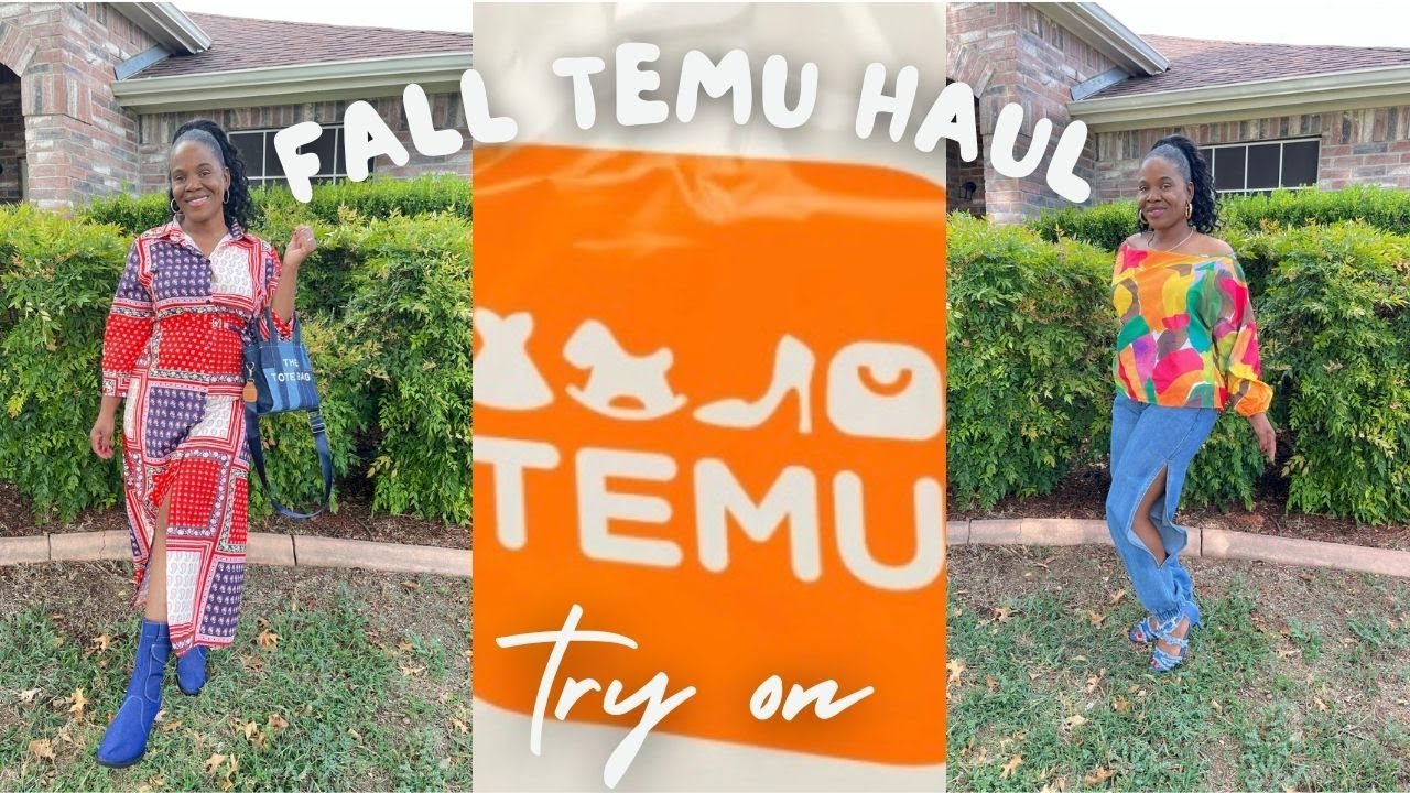 🍁Fall Temu Haul| Cute Outfit try-on, Handbag, Boots & more #temu - YouTube