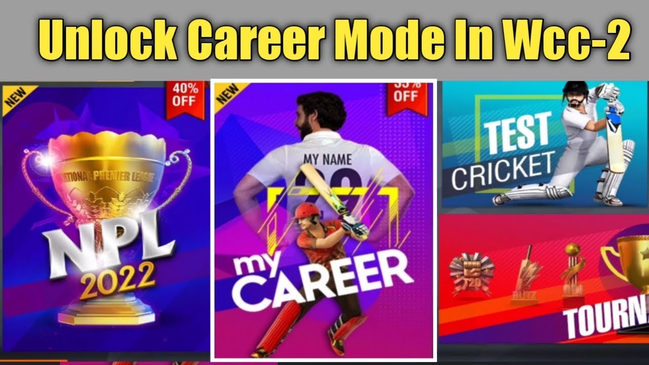 How To Unlock Career Mode In Wcc2 || Wcc-2 Career Mode Unlock Trick ...