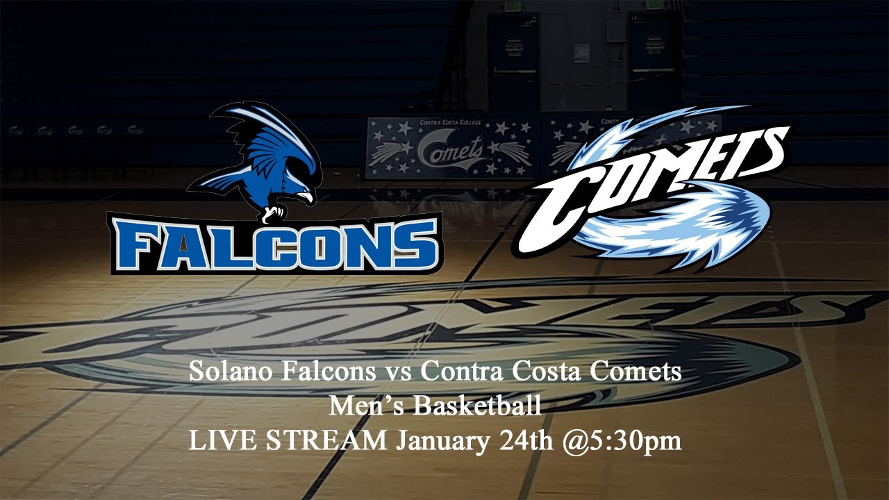 1/24/20 Solano Falcons vs Contra Costa Comets Men's Basketball - YouTube