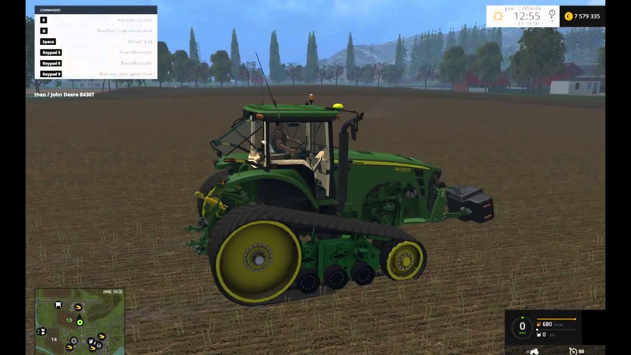 Mod de la semaine : #2 John Deere 8430 T + EMY SCP 200 - YouTube