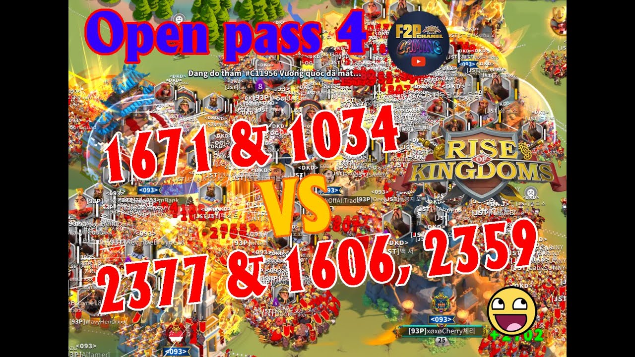 🔴CHECK WAR | Cụm 4 nấm to | 1671 & 1034 Vs 2377 & 1606, 2359 # ...