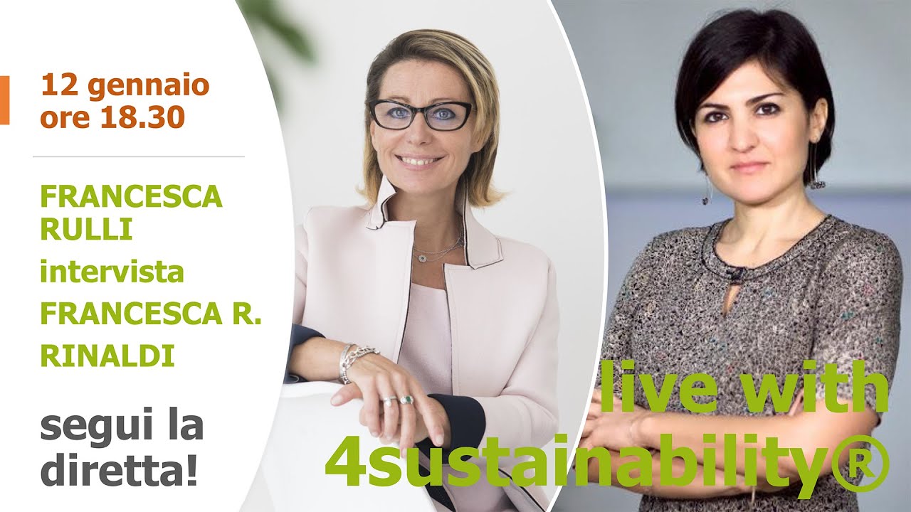 Live with 4sustainability - Francesca Romana Rinaldi - YouTube