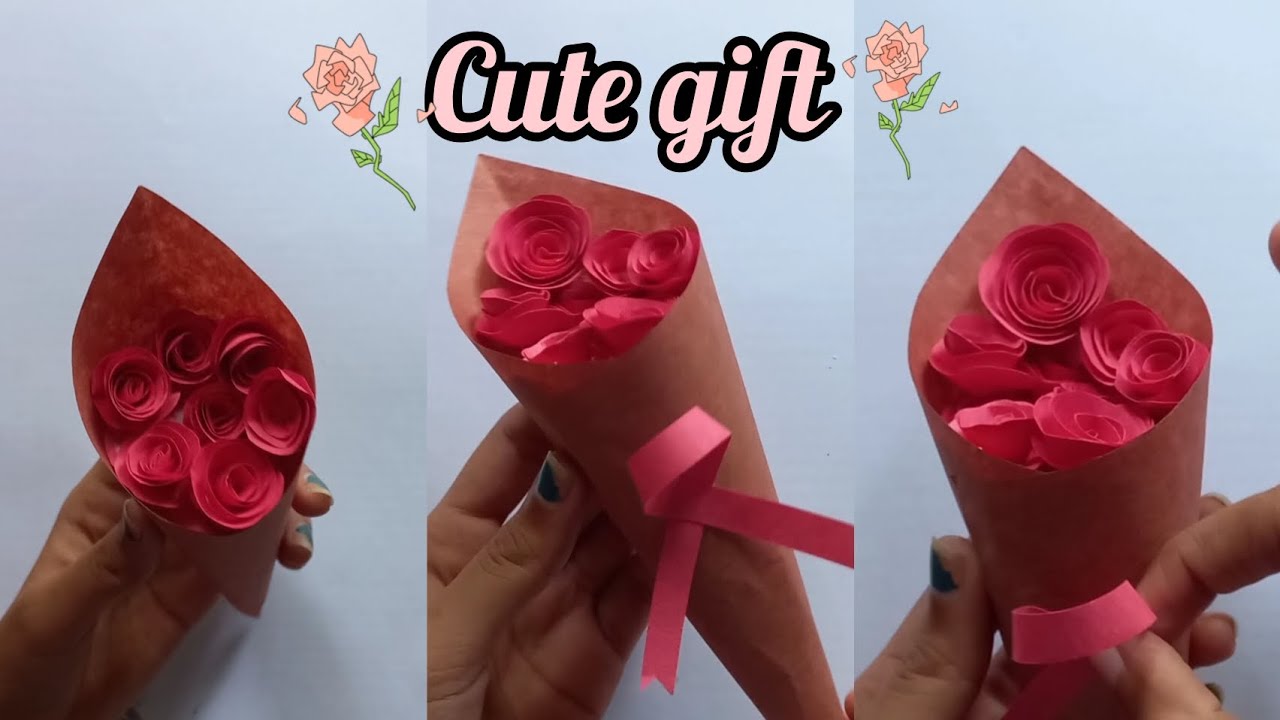 DIY GIFT IDEA 🌹🤩//EASY GIFT IDEA//FREE GIFT//PAPER CRAFT @ART_BEAT90 ...