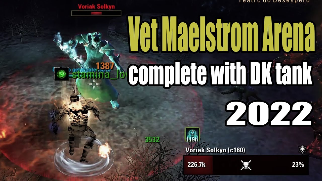 ESO Maelstrom Arena completo de DK tank build muito fácil 2022 The ...