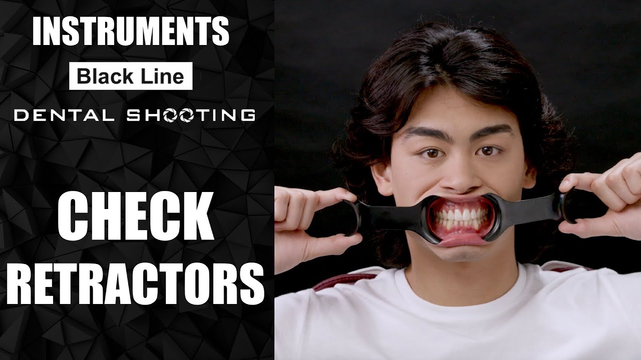 HOW TO USE BLACK CHECK RETRACTORS for Dental Photography (Black Line ...