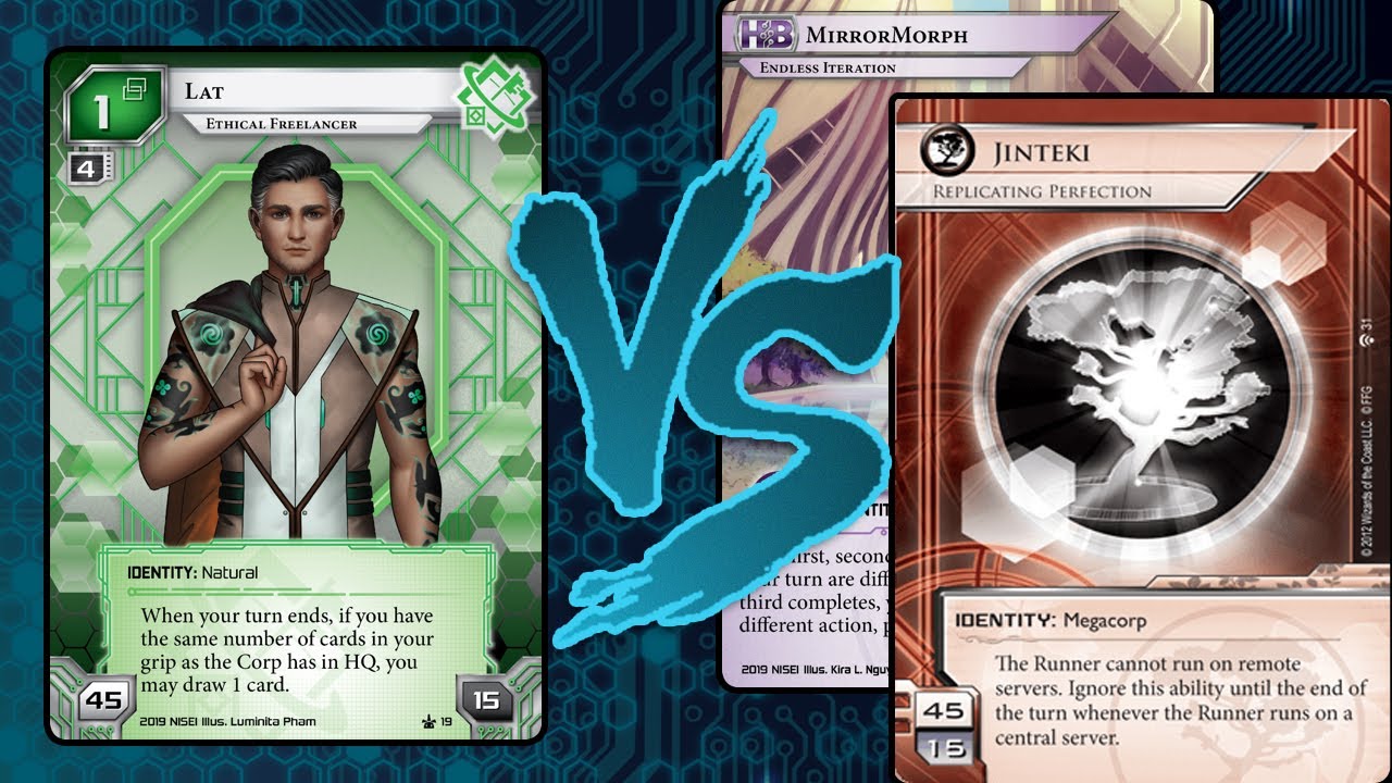 Android: Netrunner - Random Battle #205 Lat Dreamy Cyberloops VS ...