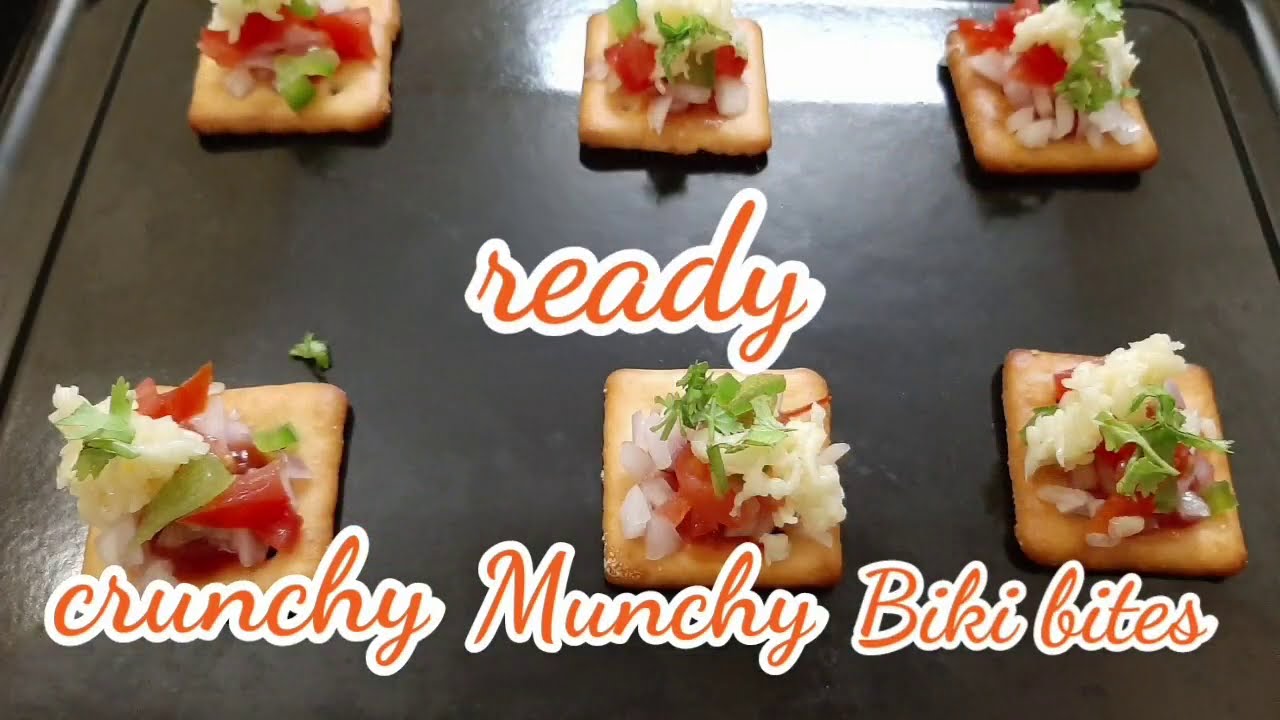 Biscuit snacks, Biki Bites - YouTube