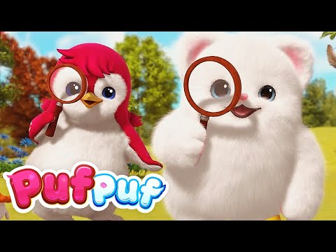 Spionez - Ghicește ce văd!  Cântece cu jocuri pentru copii Puf Puf