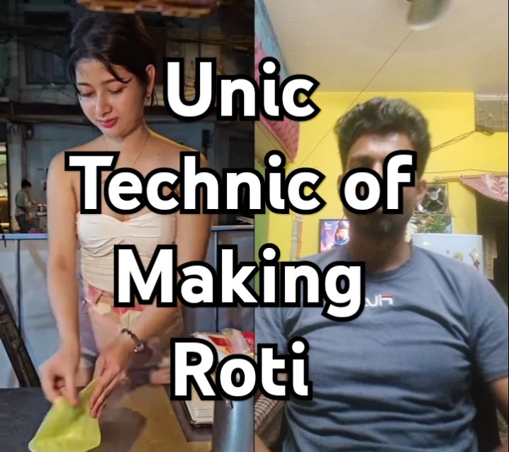 Unic Technic of Making Roti #streetfood #foodie #cooking #thaifood # ...