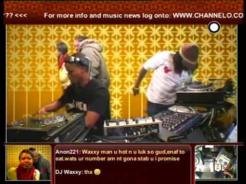 DJ juice live on Channel O (Oboma) with host DJ Waxzt, KB & Mphumi
