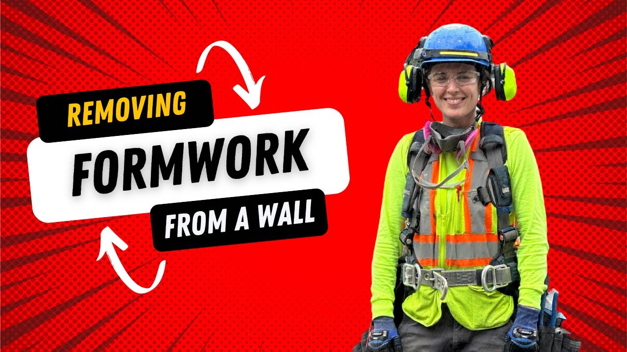 The Process Of Removing Formwork From a Wall - YouTube