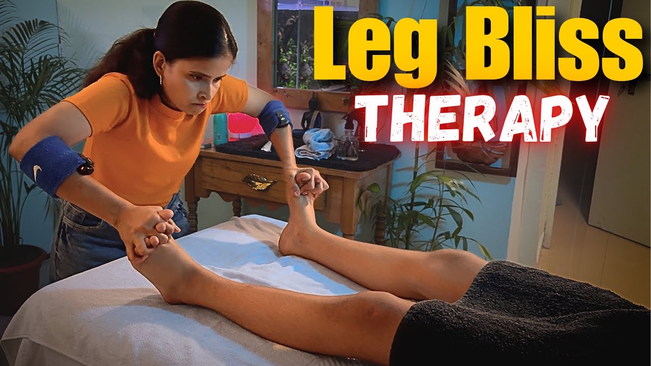 Relaxing Leg Massage with Soothing Asmr Sounds || Leg Massage Asmr ...