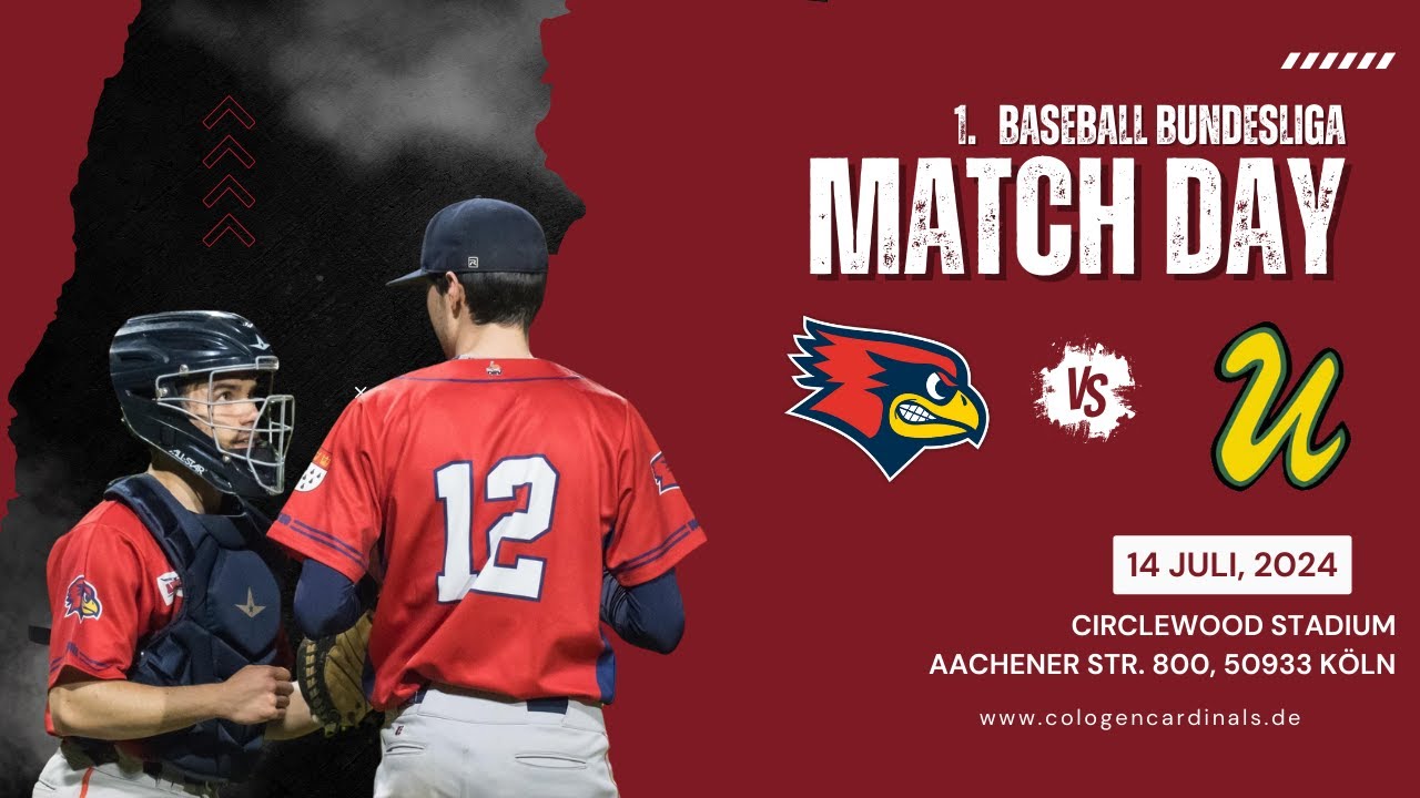 Cologne Cardinals vs Untouchables Paderborn| 1. Baseball Bundesliga | 9 ...