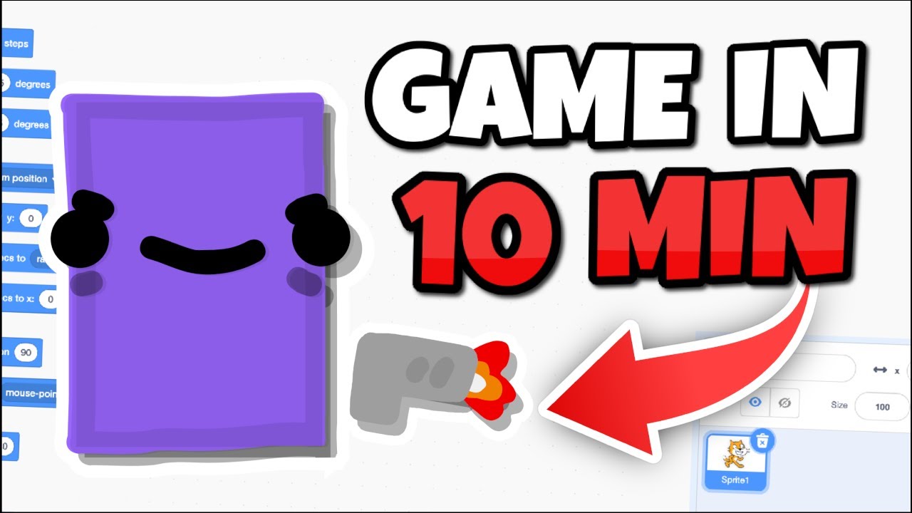 Making a Scratch GAME in 10 MINUTES 🔫 ⏱️ - YouTube