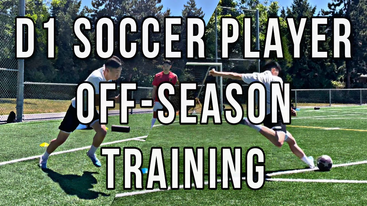 D1 SOCCER PLAYER OFF-SEASON TRAINING⚽️!!! (Dribbling,Sprints,Passing ...