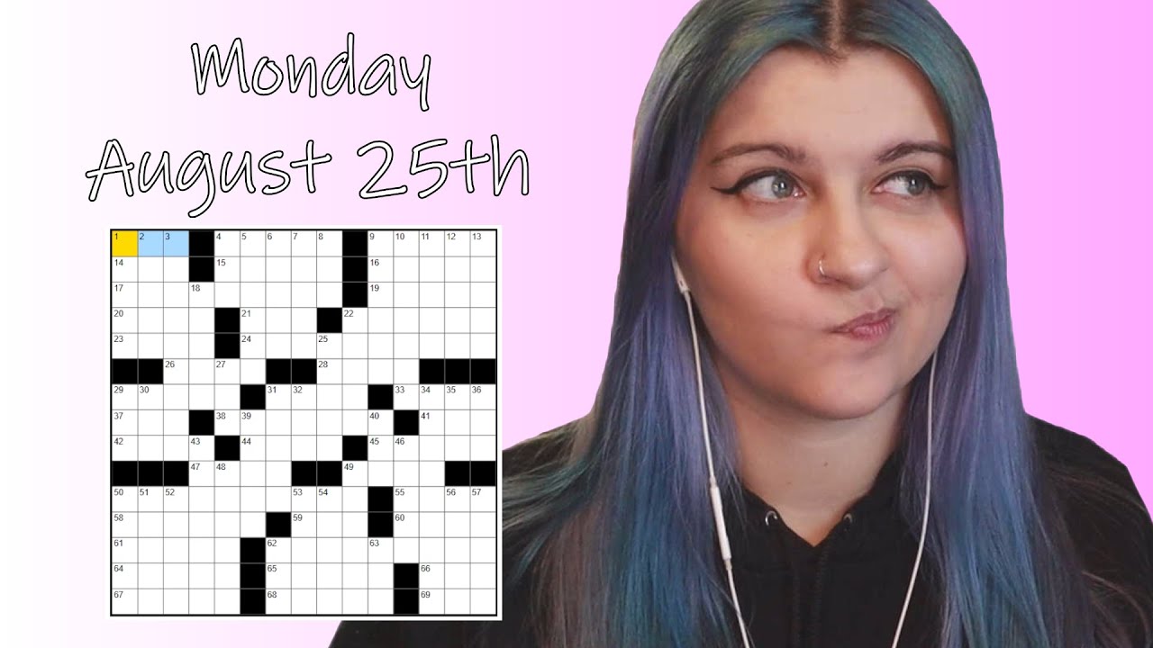 Monday!! || NYT Crossword - YouTube