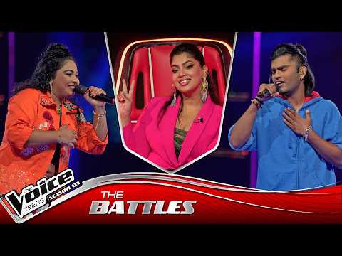Jadana Vs Ruvini | Aatha Paawela ( ඈත පාවෙලා ) | The Battles | The Voice Teens Sri Lanka S3