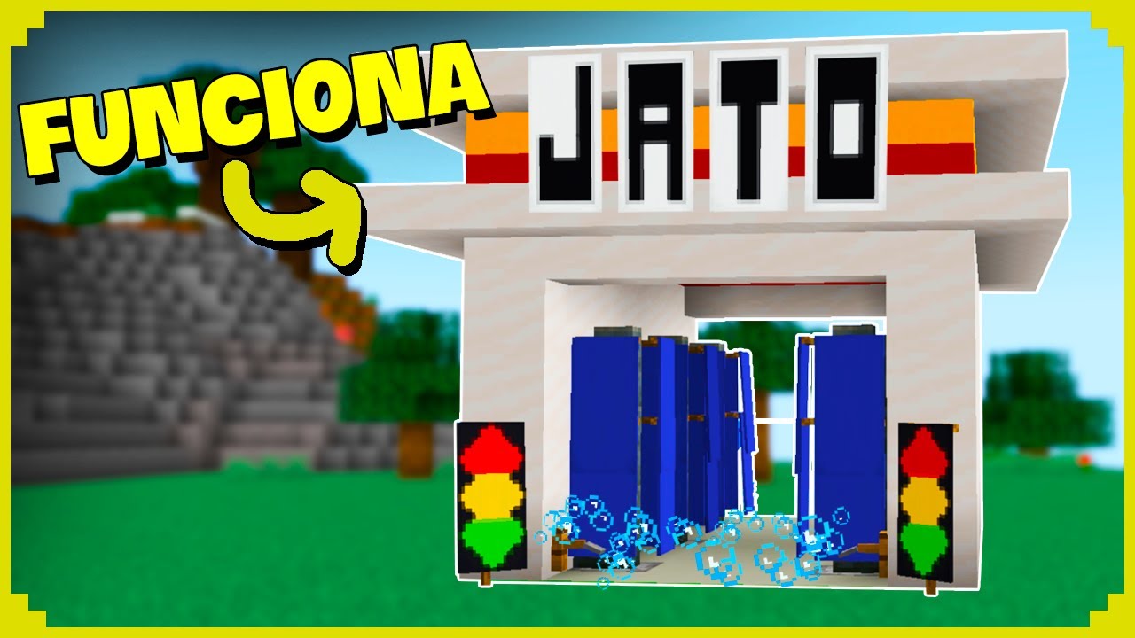 🦊Como fazer um LAVA JATO FUNCIONAL no Minecraft - YouTube