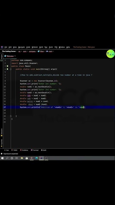How To Add,Sub,Multi,Div Numbers In JAVA | #shorts | ADDITION,SUBTRACTION, MULTIPLICATION ...