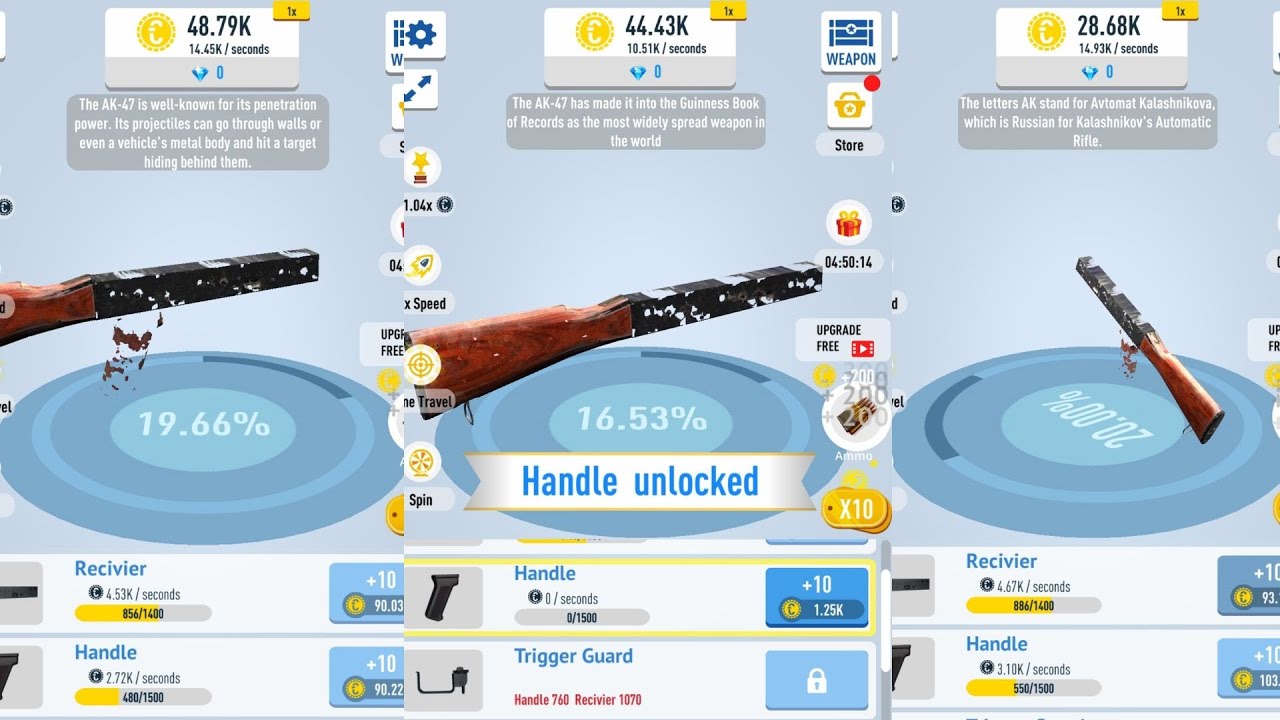 Idle Guns Factory | iOS / Android Mobile Gameplay - YouTube