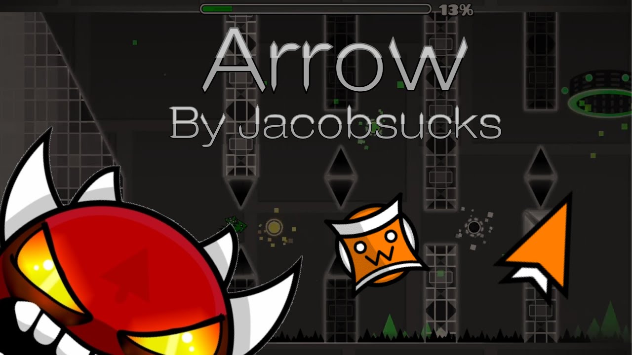 Geometry Dash - Arrow (By Jacobsucks) 100% - YouTube