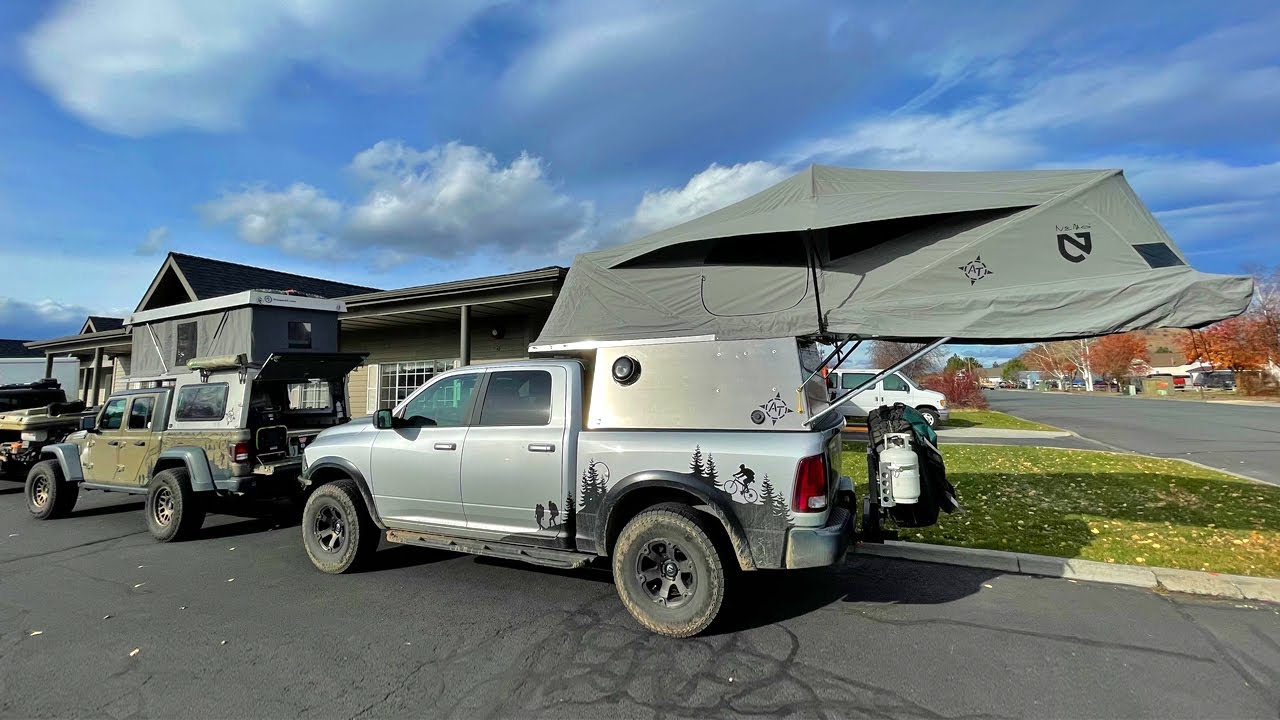 AT Overland Campers Walk Through - Habitat & Atlas Pop Up Truck Campers ...