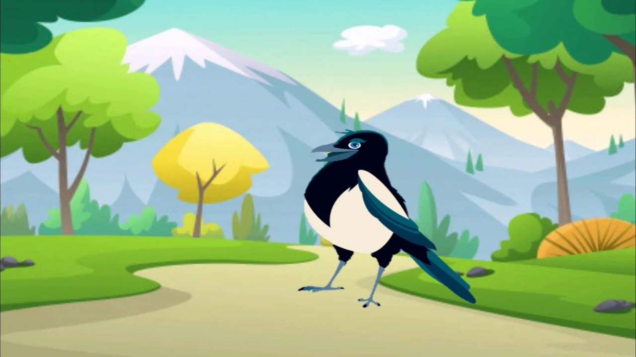 Vocal u para niños de primer grado. Cuento infantil. Úrsula, la urraca ...