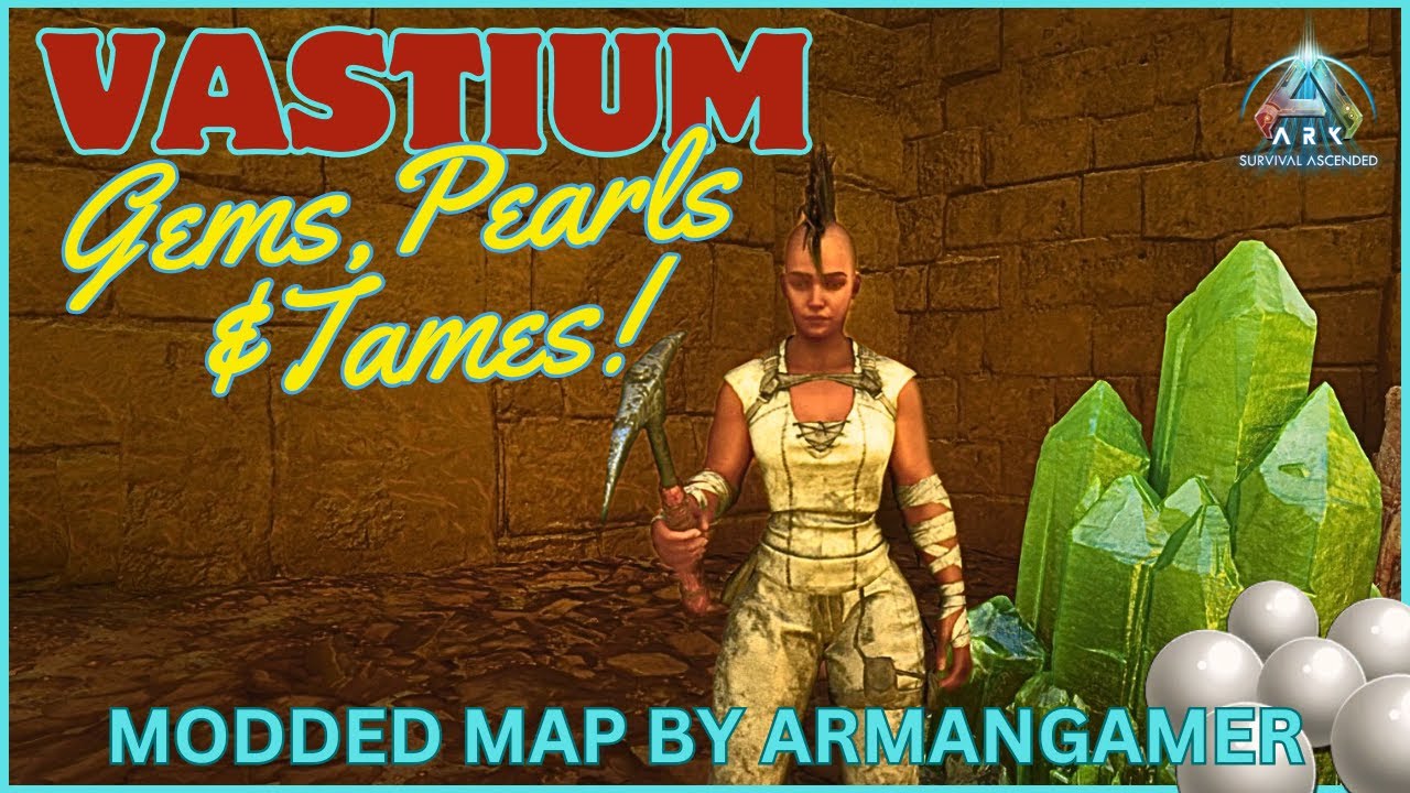 ASA : Vastium :Green gems & Silica pearls [Ep8] Map by Armangamer! # ...