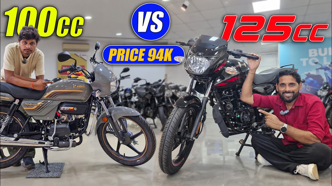 New Hero Splendor Plus 125 M VS Bajaj Pulsar 125 Neon Edition Which Is ...