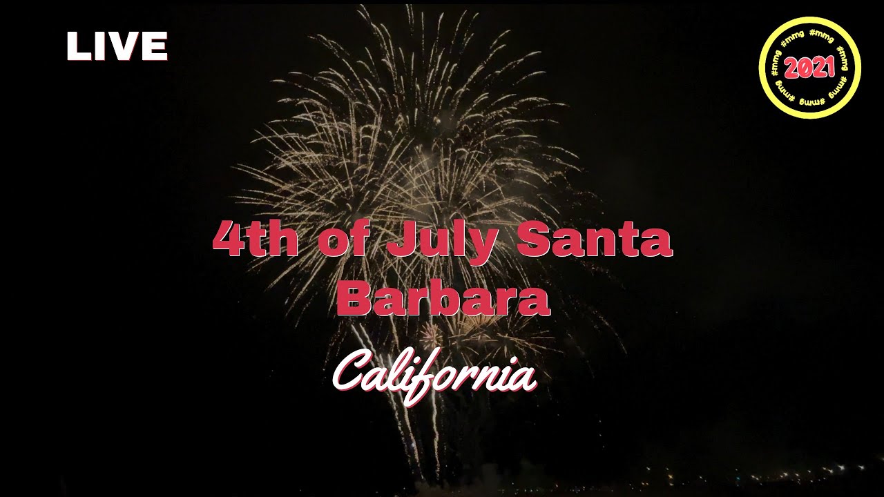 Independence Day Fireworks! 🎆🇺🇸 4th of July 2021 Celebration in Santa ...