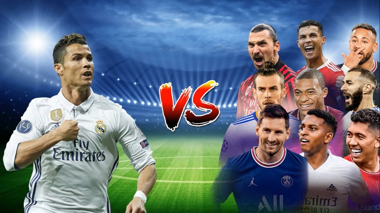 🔥Ronaldo VS 13 Football Players💪 - YouTube