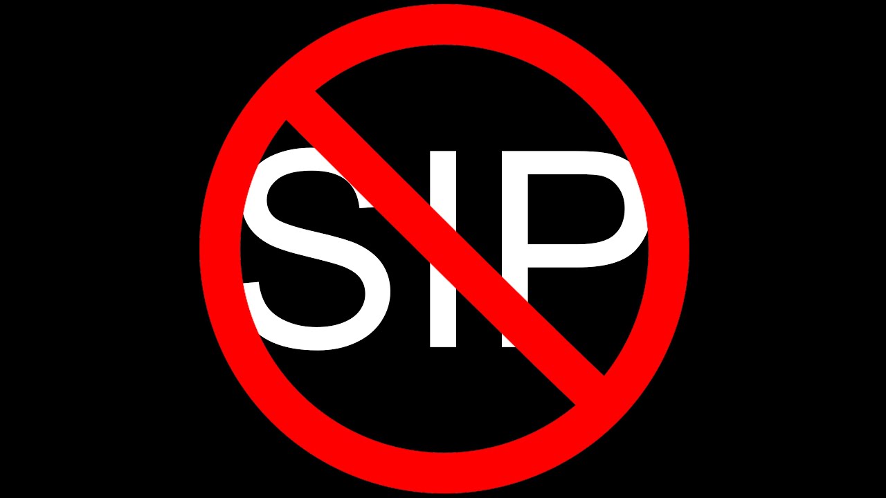 How to keep SIP always disabled - YouTube