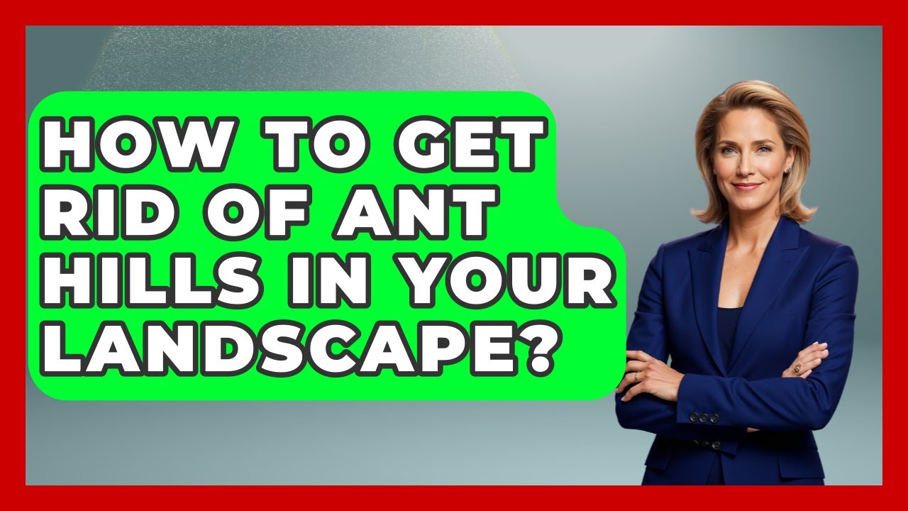 How To Get Rid Of Ant Hills In Your Landscape? - Insects and Invaders ...