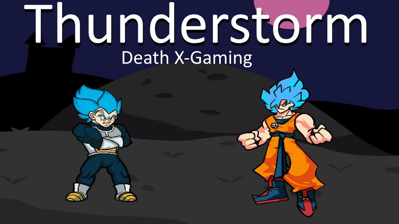 Friday Night Funkin' - Thunderstorm But It's Vegeta Vs Goku (My Cover ...