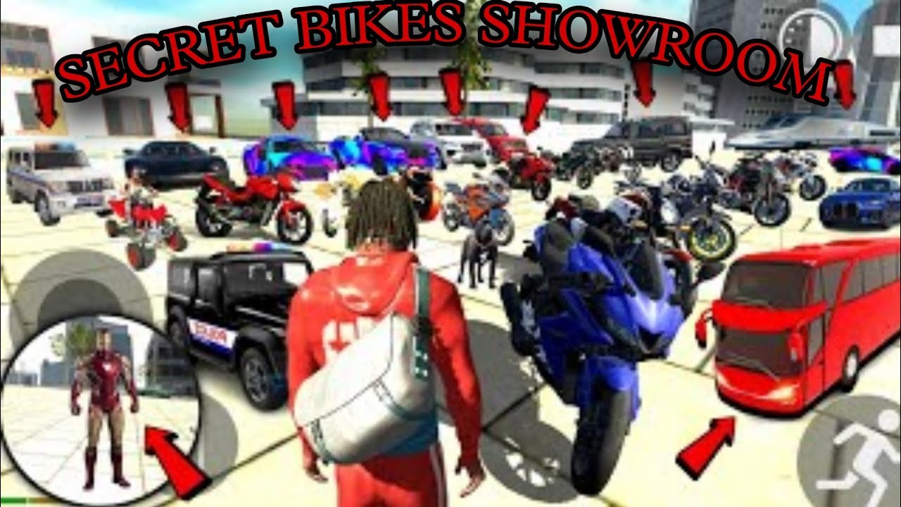 SECRET BIKE SHOWROOM 🧐🧐............... INDIAN BIKE DRIVING 3D........ # ...