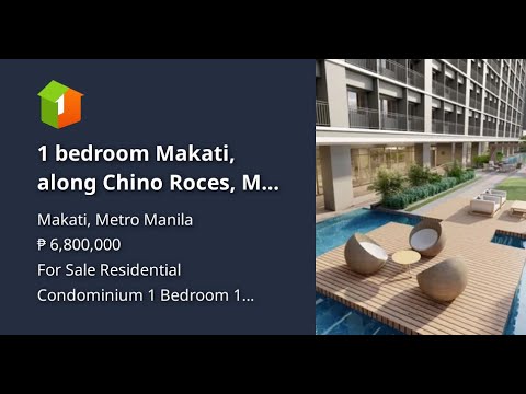 1 bedroom Makati, along Chino Roces, MRT Magallanes - YouTube