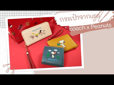 COACH X PEANUTS snoopy and friends - YouTube