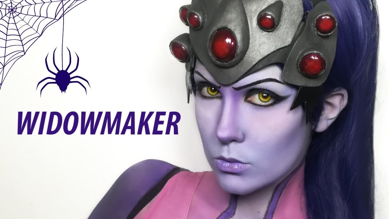 Widowmaker (Overwatch) Cosplay Makeup Tutorial! 🕷 - YouTube