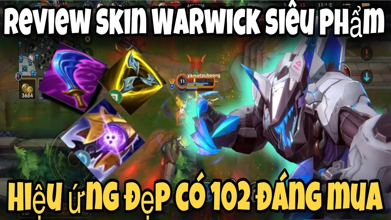 [LMHT: tốc chiến] Review skill Warwick siêu phẩm siêu đẹp quá ưu tiên ...