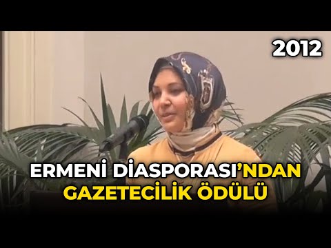 Ermeni Diasporası'ndan Hilal Kaplan'a Gazetecilik Ödülü