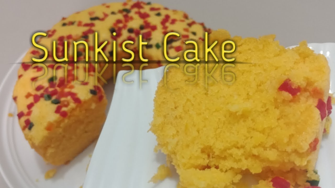 SUNKIST CAKE || CARA MEMBUAT BOLU SUNKIST LEMBUT DENGAN AROMA DAN RASA ...