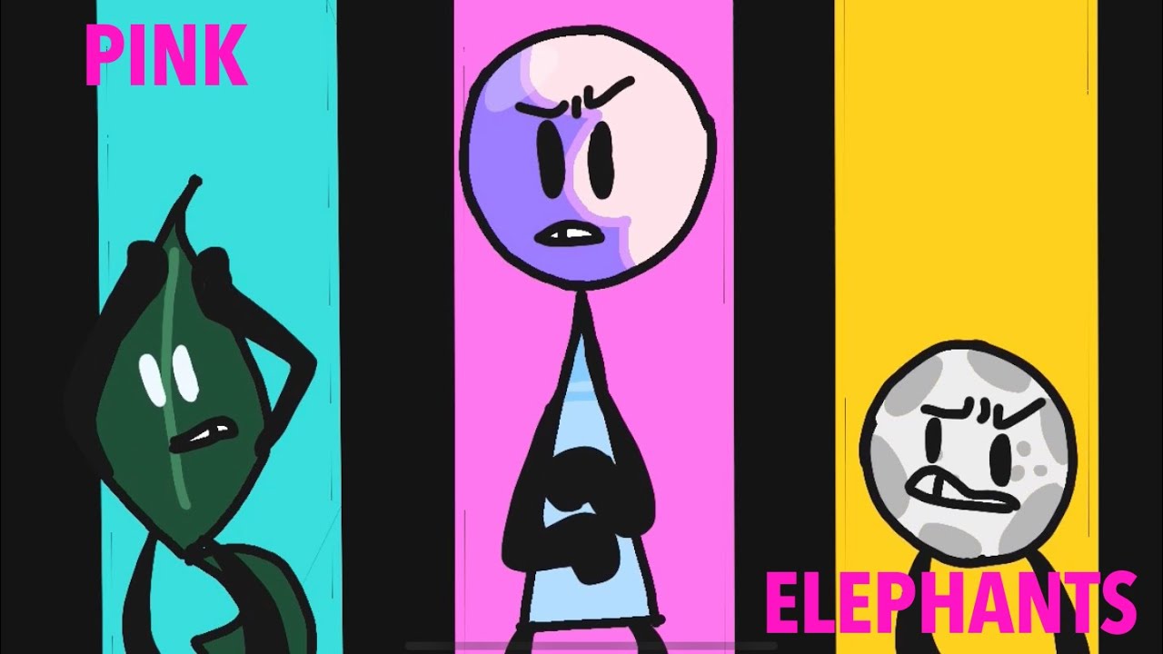 Pink Elephants || Bfb Au Animation Meme || - YouTube