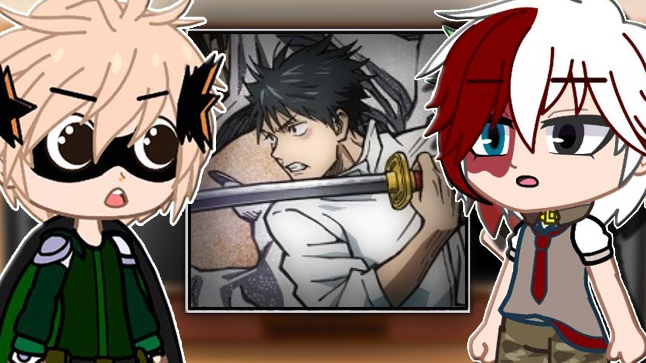 Class 1A react to Deku as Yuta Okkotsu // Gacha React // МНА - YouTube