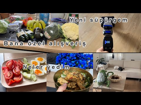 Niyet ettim sağlıklı beslenmeye kızlar💁🏻‍♀️yeni süpürgeme bayıldım/temizlik yaptım/bana alışveriş..