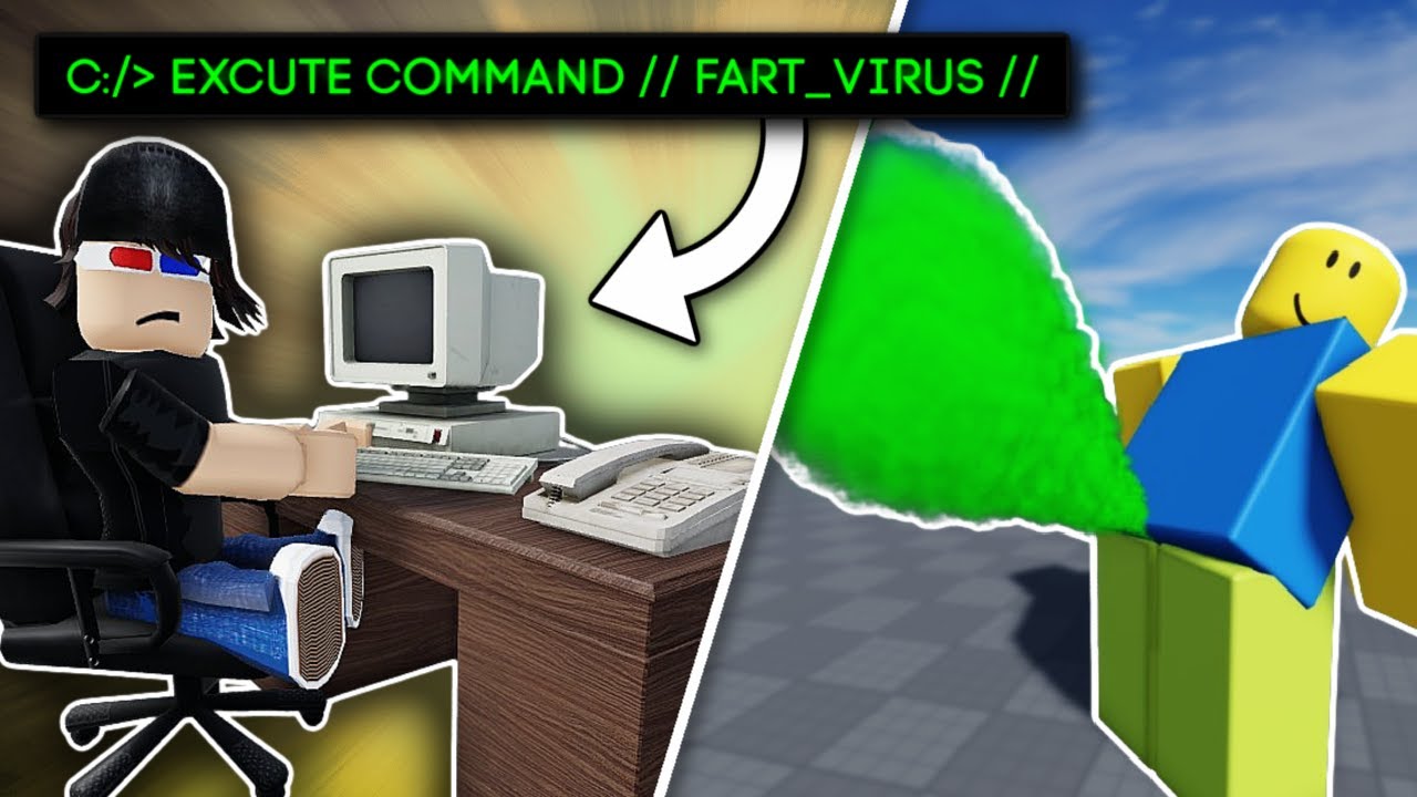 Coding weird viruses into roblox... - YouTube
