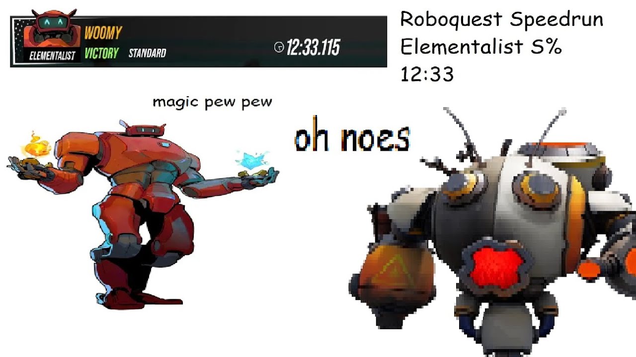 Roboquest Speedrun Elementalist S% 12:33 - YouTube
