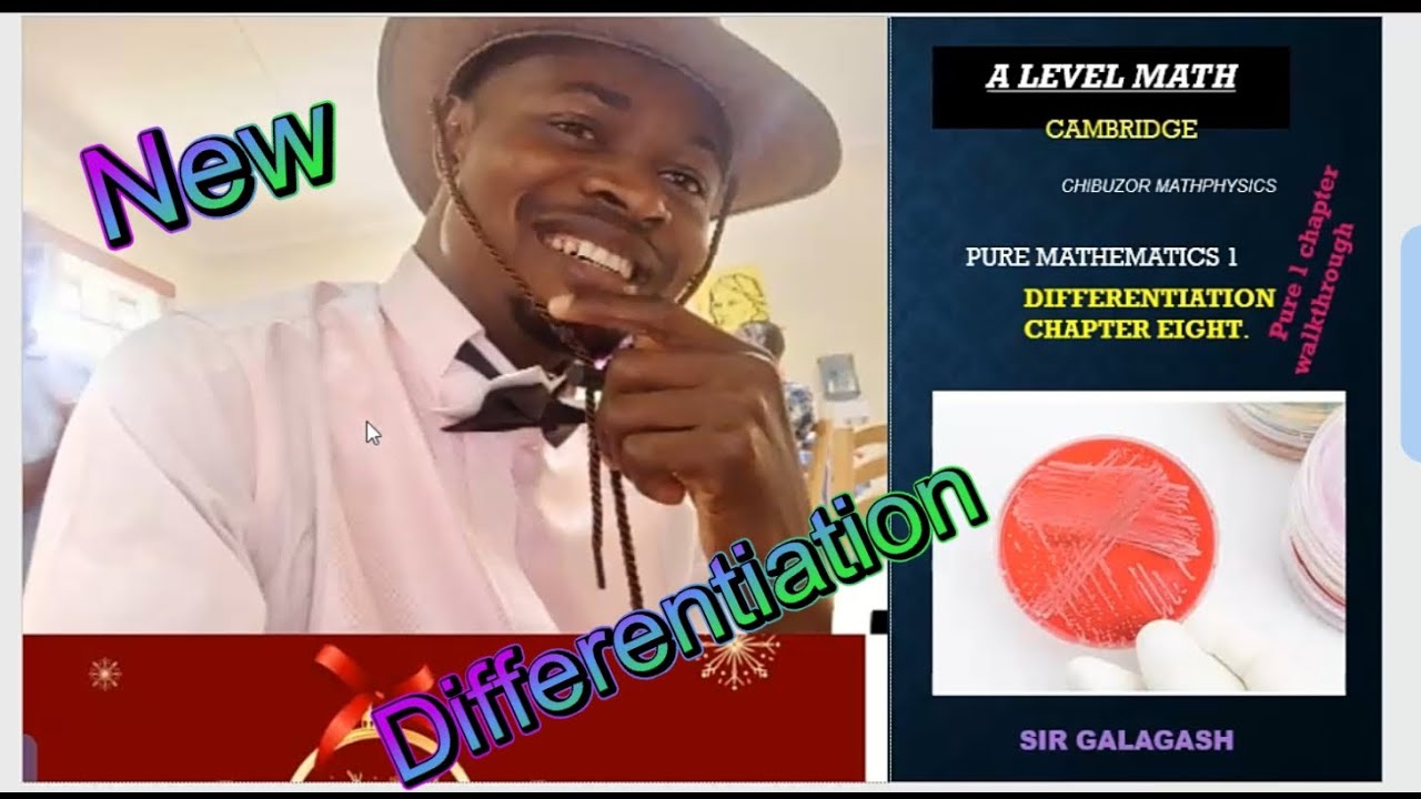 A-Level Math Chapter 8: Differentiation - YouTube