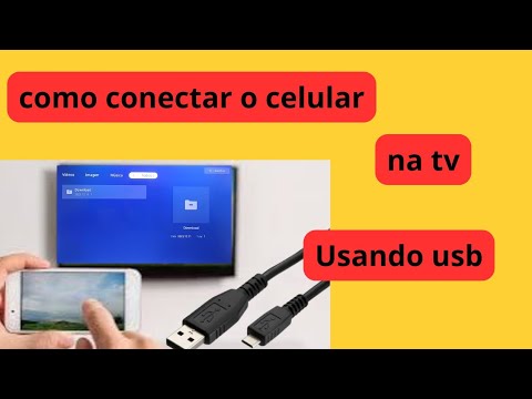 como conectar o celular na tv com cabo usb - YouTube