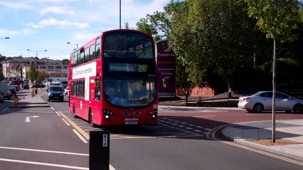 Metroline Route 297 VW1179 LK11CXO Wright Eclipse Gemini 2 Volvo B9TL ...