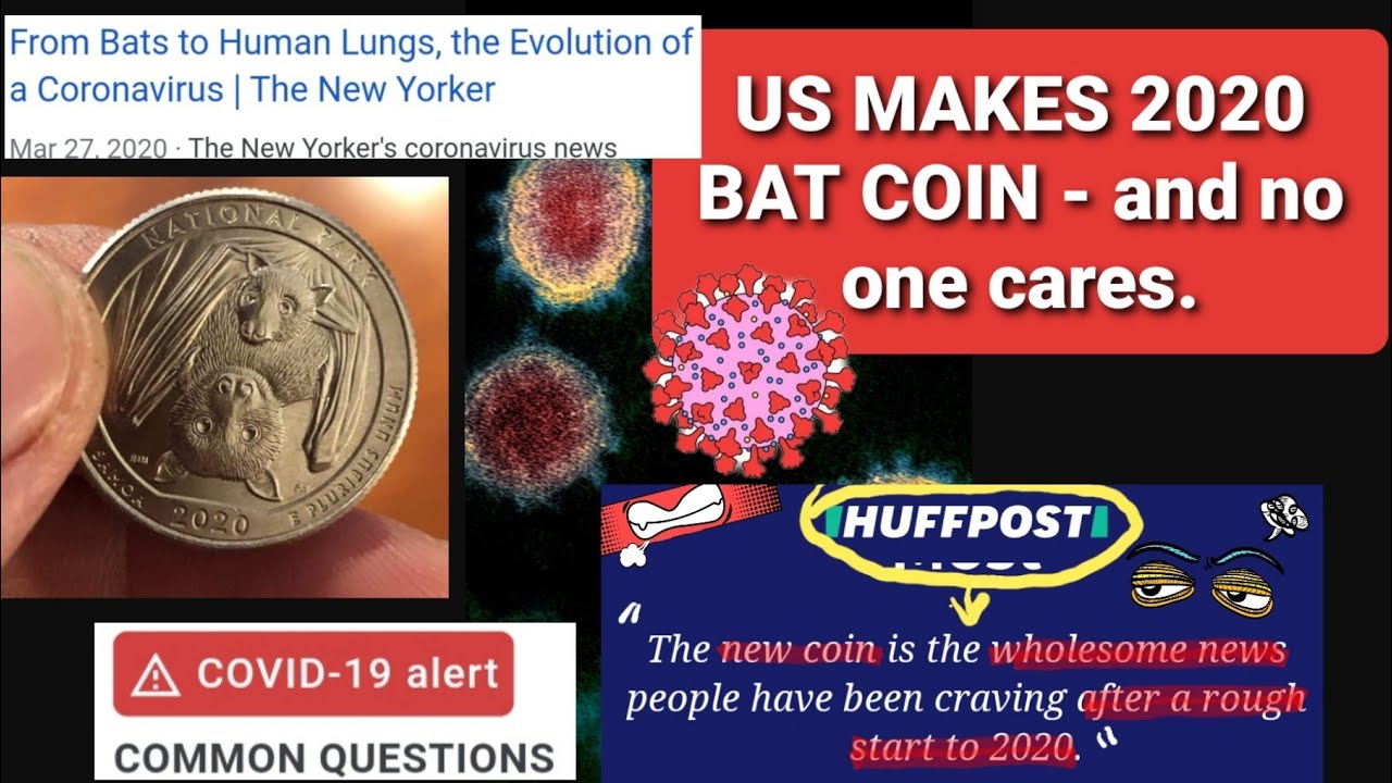 #coronavirus USA's 2020 quarter coin has BATS on it (but pandemic ...